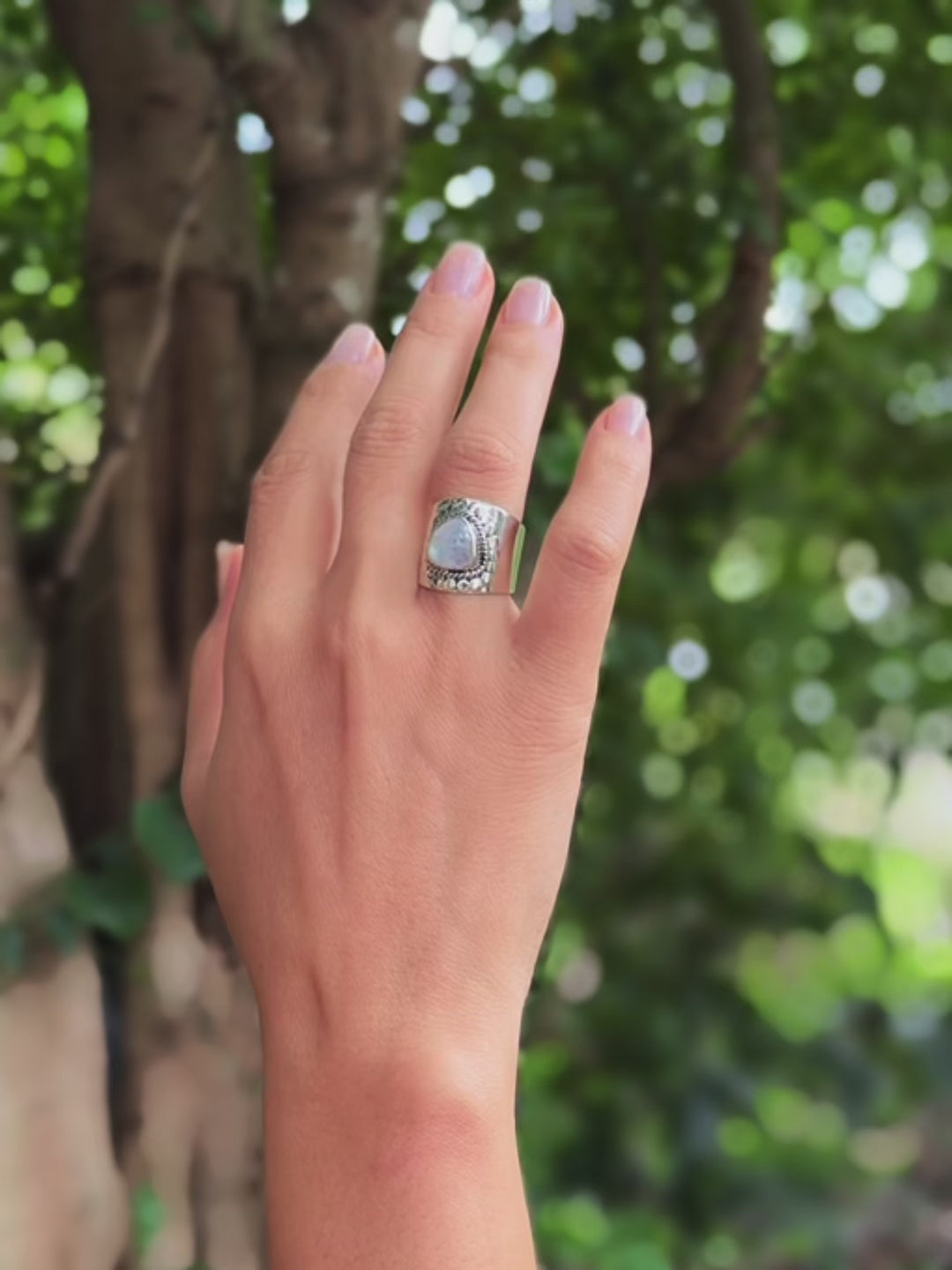 Tribe Moonstone Ring – River Nomad